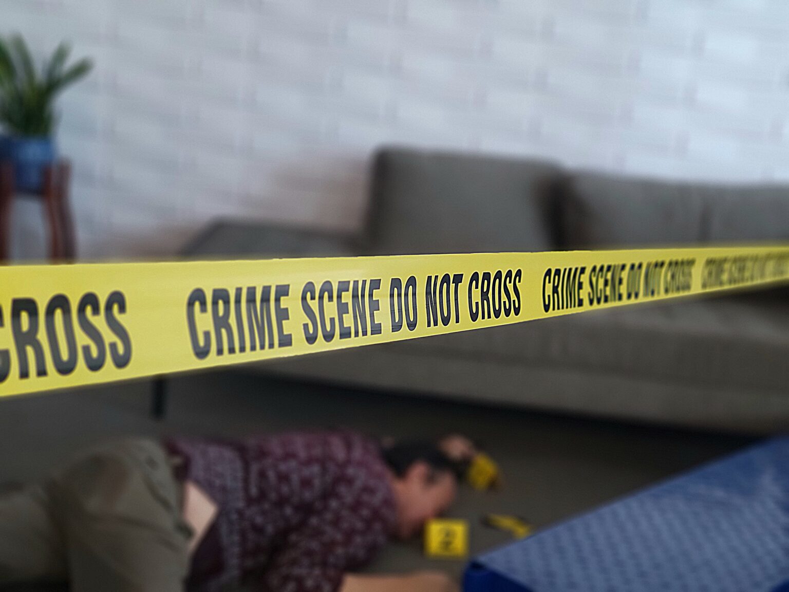 Crime Scene Tape, 100 ft | Thick | High Visibility | Made in USA