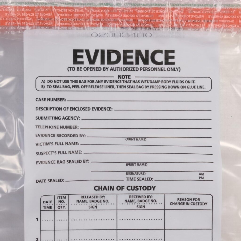 Plastic Evidence Bags: Secure Your Evidence Today