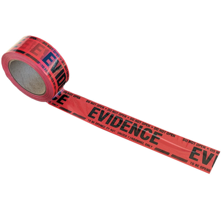 Evidence Box Sealing Tape, Red