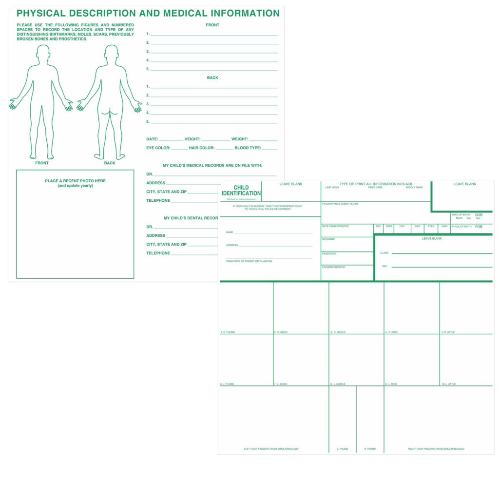 Fingerprint Cards, Child Identification