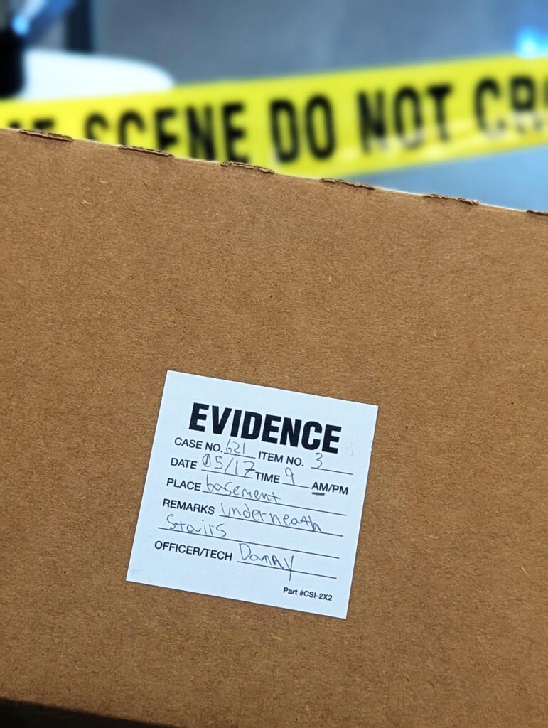 2 x 2 Evidence Labels