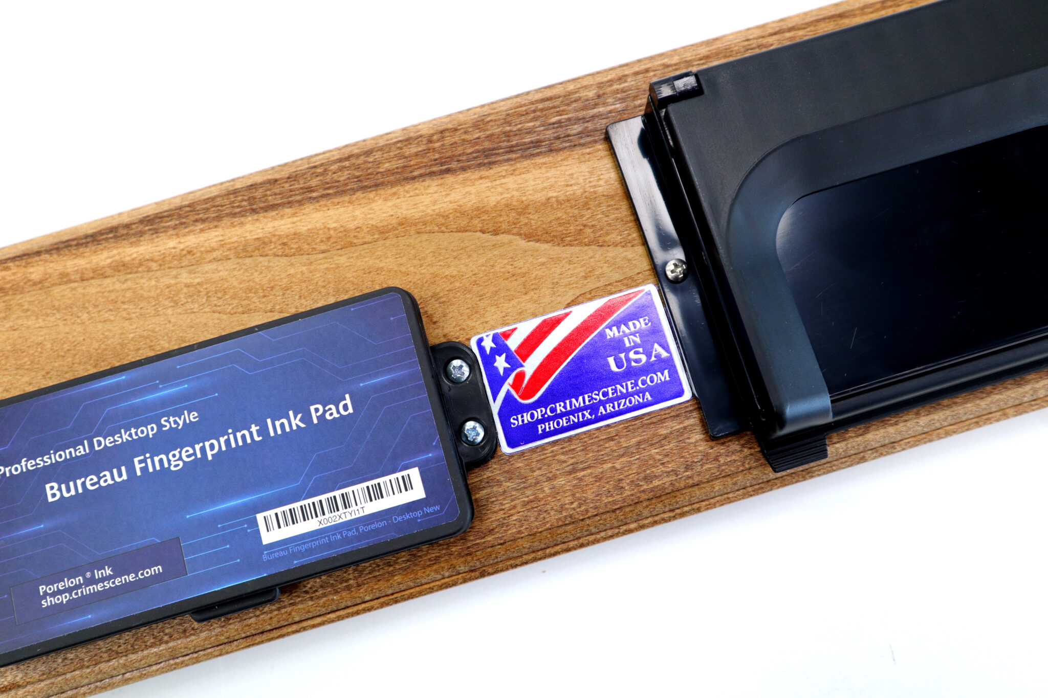 Complete Fingerprinting Kit: Ink, Cards, Holder and Base - Crime Scene ...