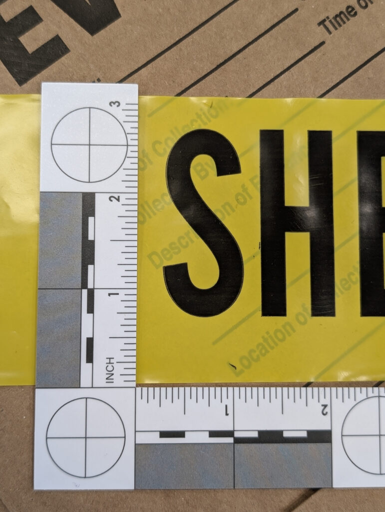 Sheriff's Line Do Not Cross Tape