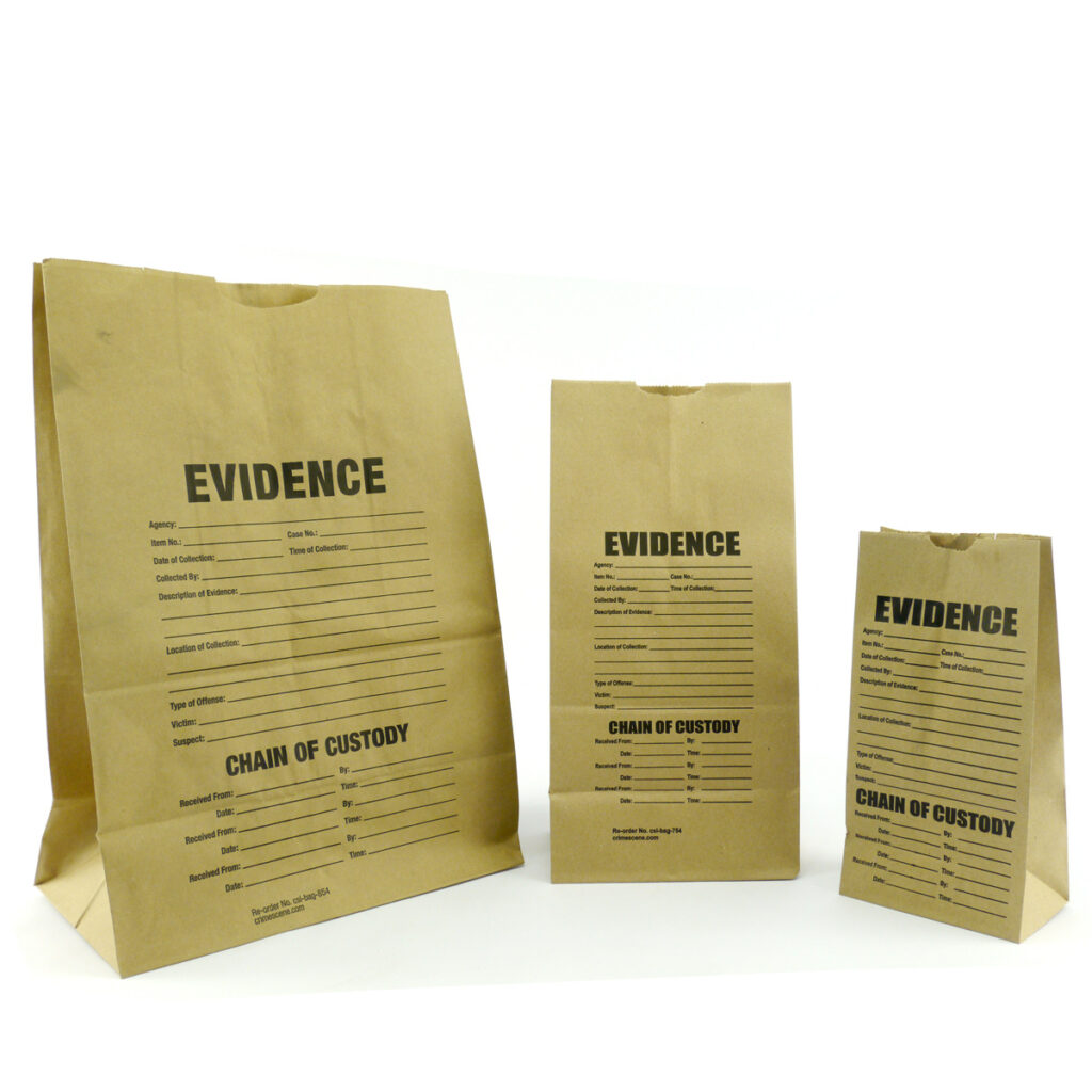 Heavy-Duty Paper Evidence Bags for Secure Evidence Storage