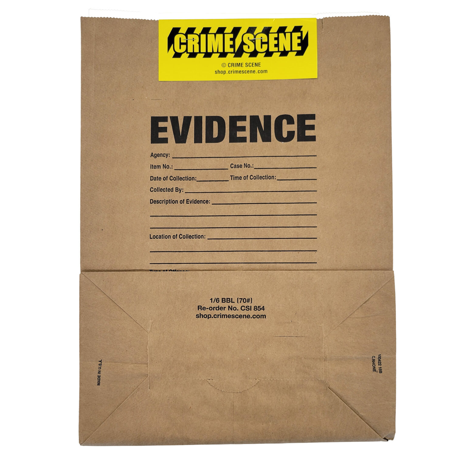 Paper Evidence Bags Sample Pack of 15