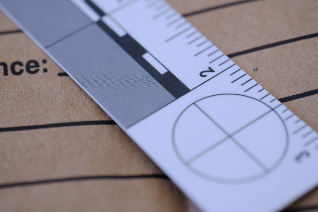 ABFO No. 2 Photomacrographic Scale for Bitemark Analysis