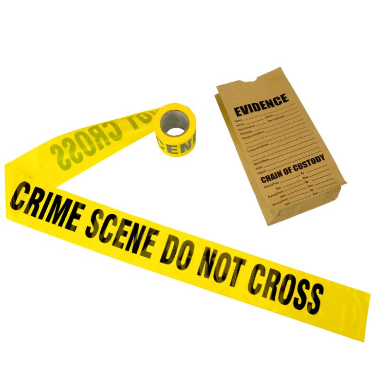 Crime Scene Tape, 100 ft | Thick | High Visibility | Made in USA