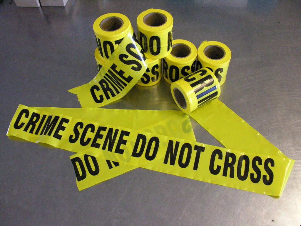 Crime Scene Tape, 100 ft | Thick | High Visibility | Made in USA