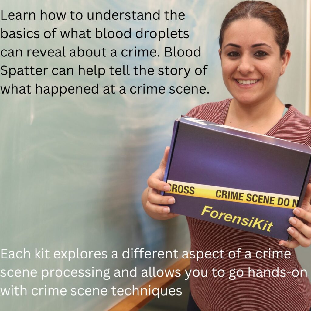 ForensiKit: Blood Spatter for Crime Scene Analysis