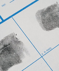 Fbi Fingerprinting Crime Scene FD-258 Fingerprint Cards - 1000 Piece ...