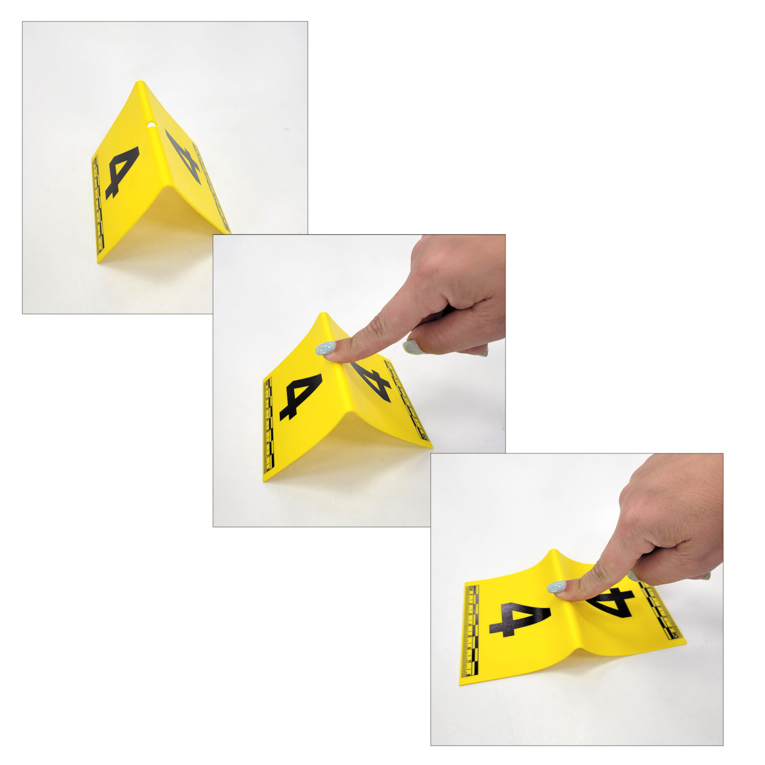 Evidence Tents with Scale, Numbered 1-100 - Crime Scene Forensic Supply ...