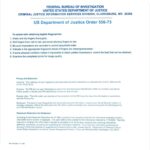 FD-1164 Identity History Summary Checks Cards