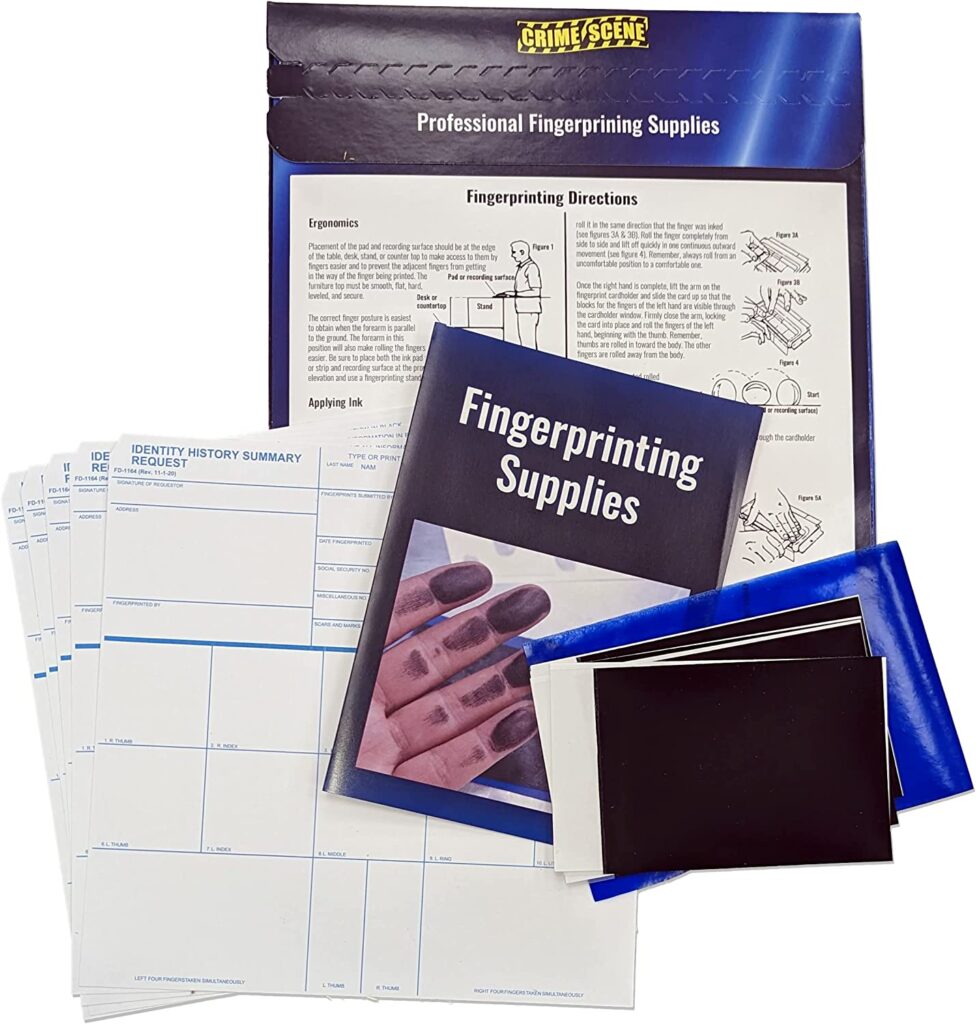 FD-1164 Identity History Summary Checks Cards