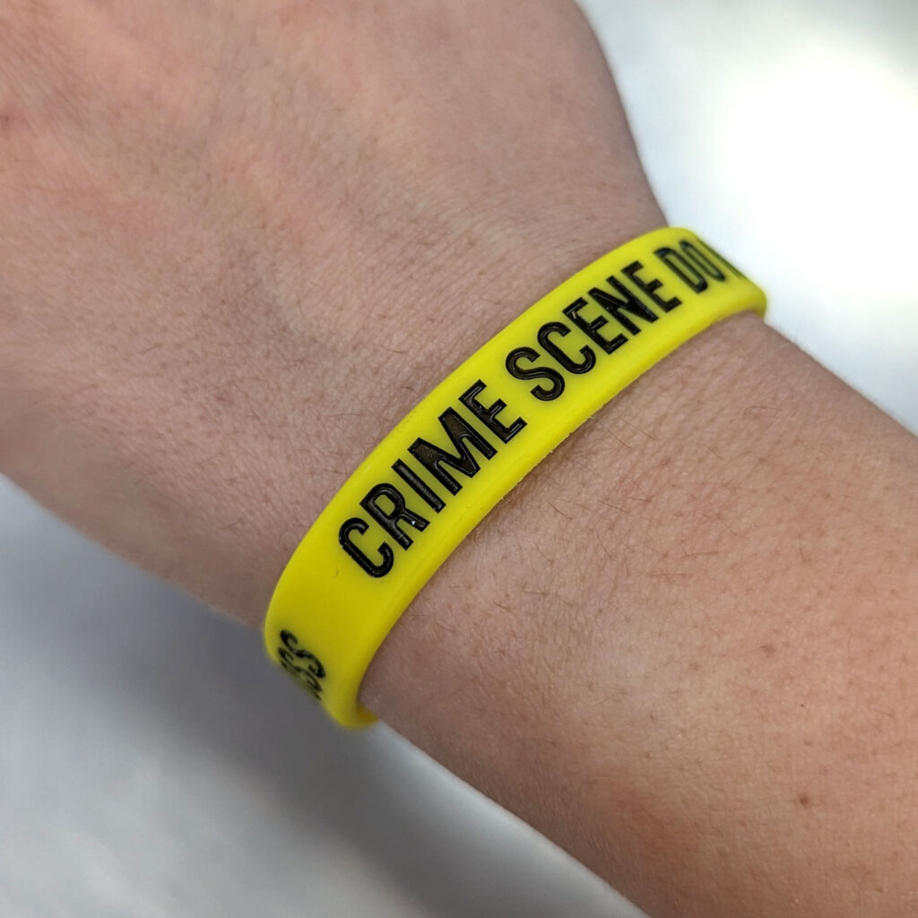 Crime Scene Wrist Band