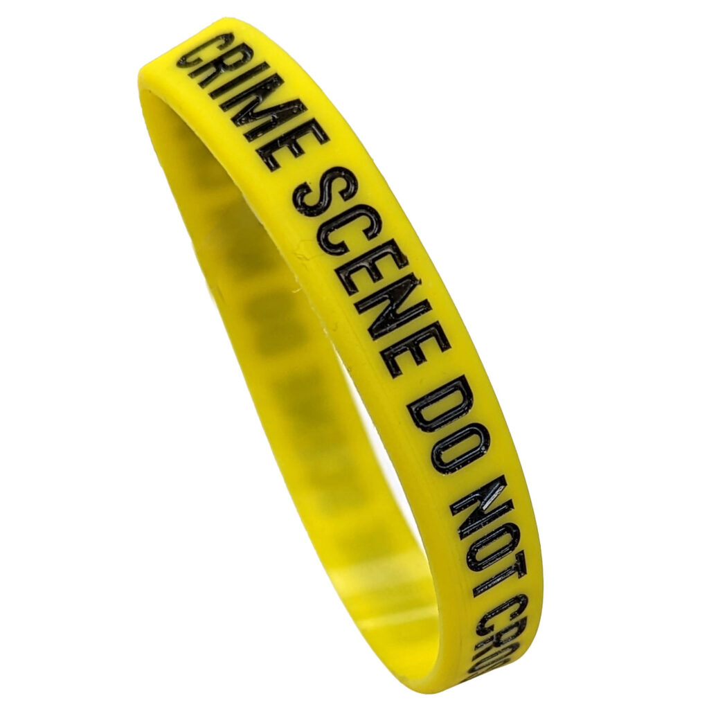 Crime Scene Wrist Band