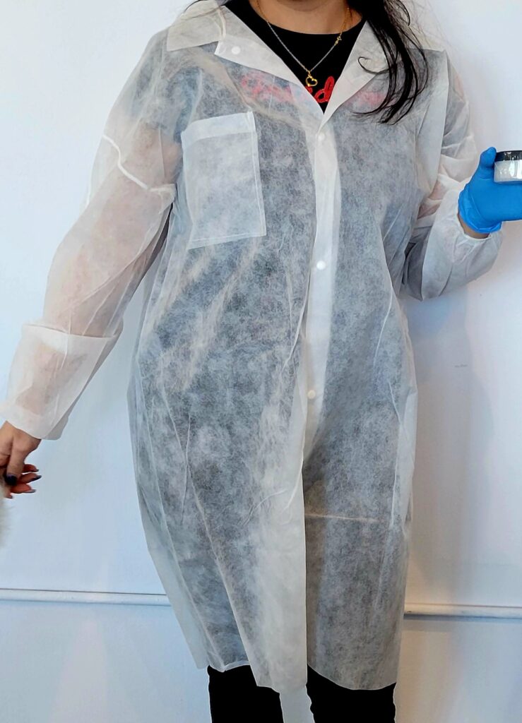 Disposable White Lab Coat