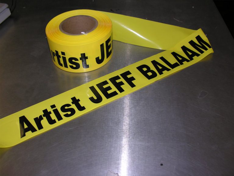 Custom Printed Barricade Tape, 1000 ft, Bulk Orders
